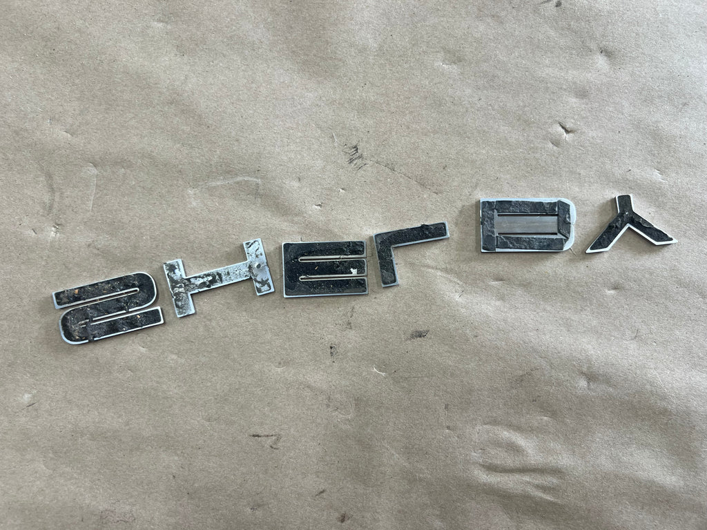 2007-2014 Ford Mustang Shelby GT500 Decklid Shelby Trunk Letters Emblems