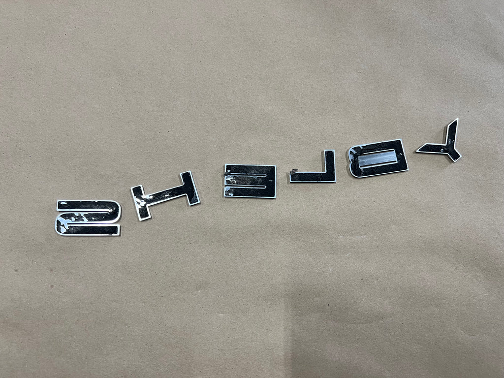 2007-2014 Ford Mustang Shelby GT500 Decklid Shelby Trunk Letters Emblems